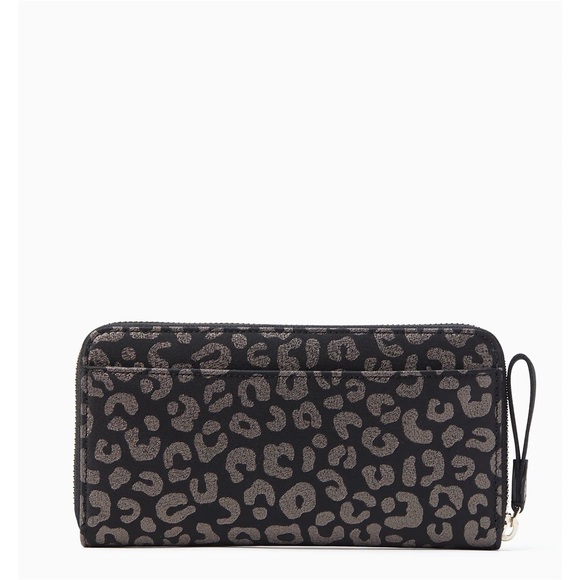 kate spade | Bags | Kate Spade Chelsea Large Continental Wallet Leopard ...